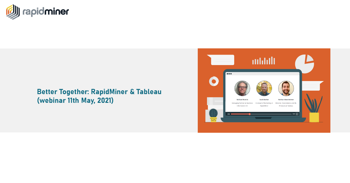 RapidMiner & Tableau整合應用線上研討會|昊青公司軟體代理商 Altair, dSPACE, Mathematica, Minitab,Stata