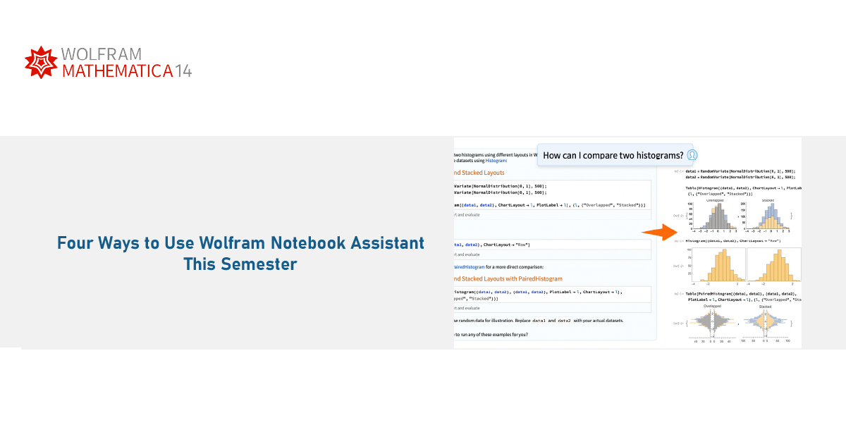 就學時如何運用Wolfram Notebook Assistant 的四種方法|昊青公司軟體代理商 Altair, dSPACE, Mathematica, Minitab,Stata
